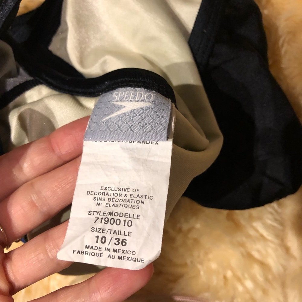 Retro Vintage Speedo One Piece Blue Swimsuit Euc - Gem